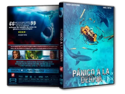 DVD - The Requin (2022) (PÁNICO A LA DERIVA) CARATULA Y LABEL DVD